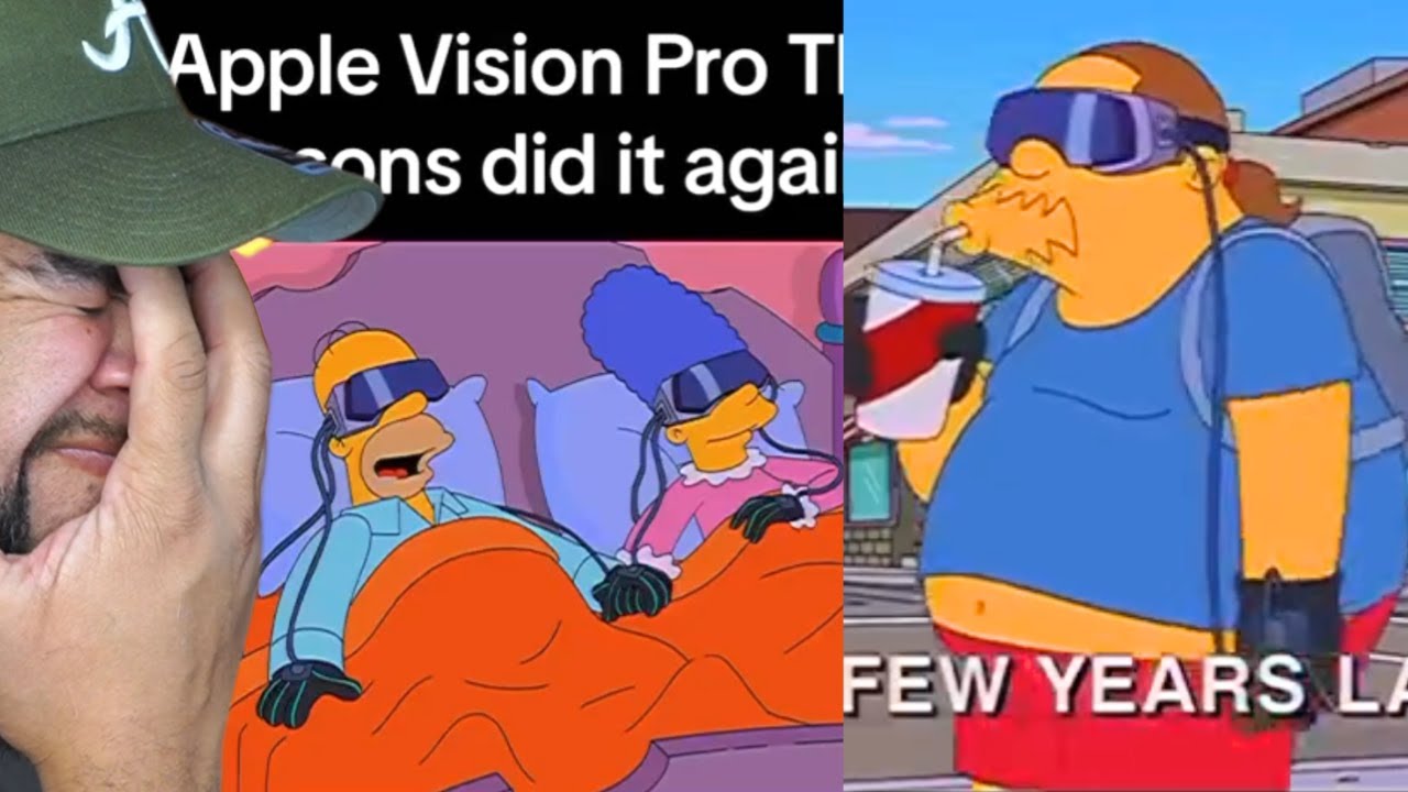 The Simpsons Predicted The ( Apple Vision PRO's ) - YouTube