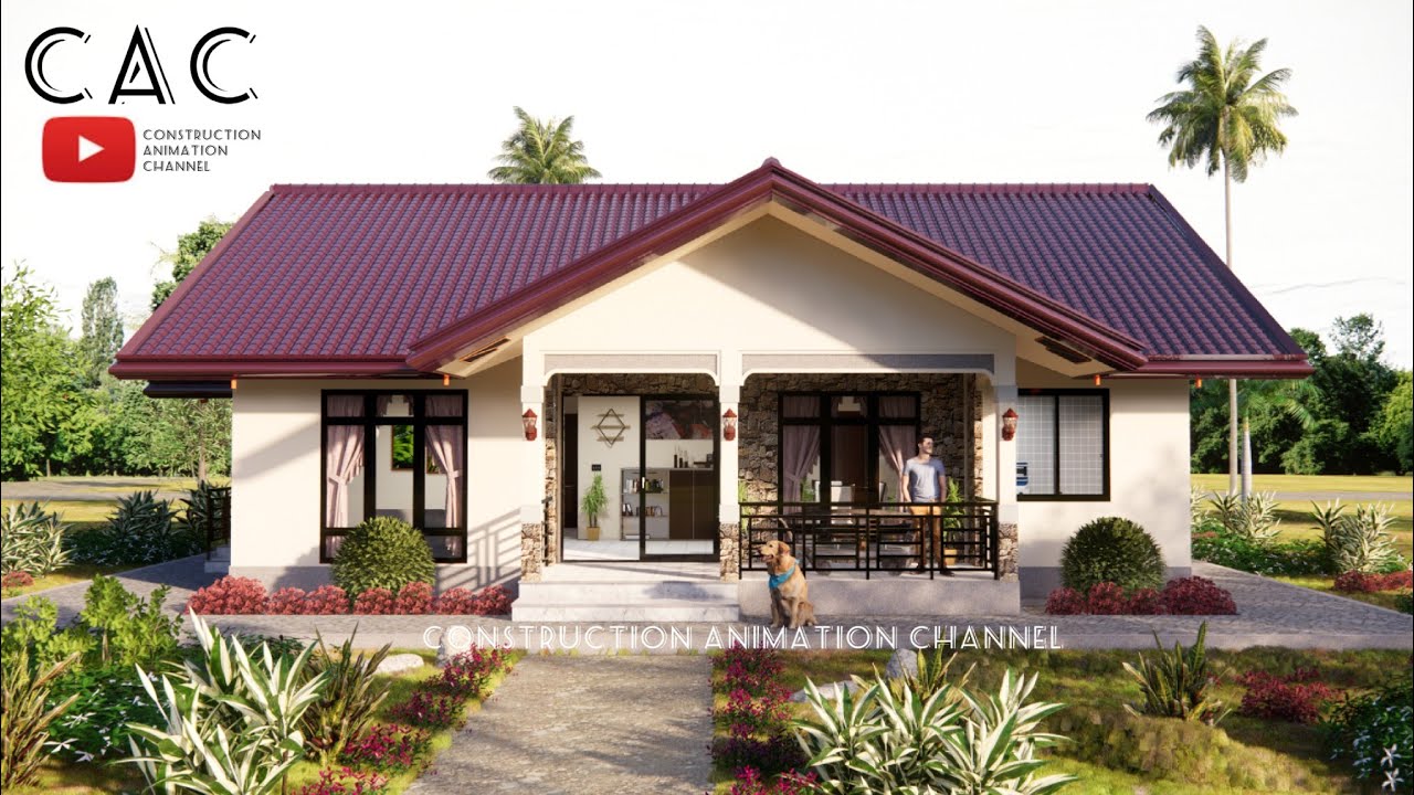 Simple Farmhouse | Tropical House | 10.7x14m | 3 Bedroom - YouTube