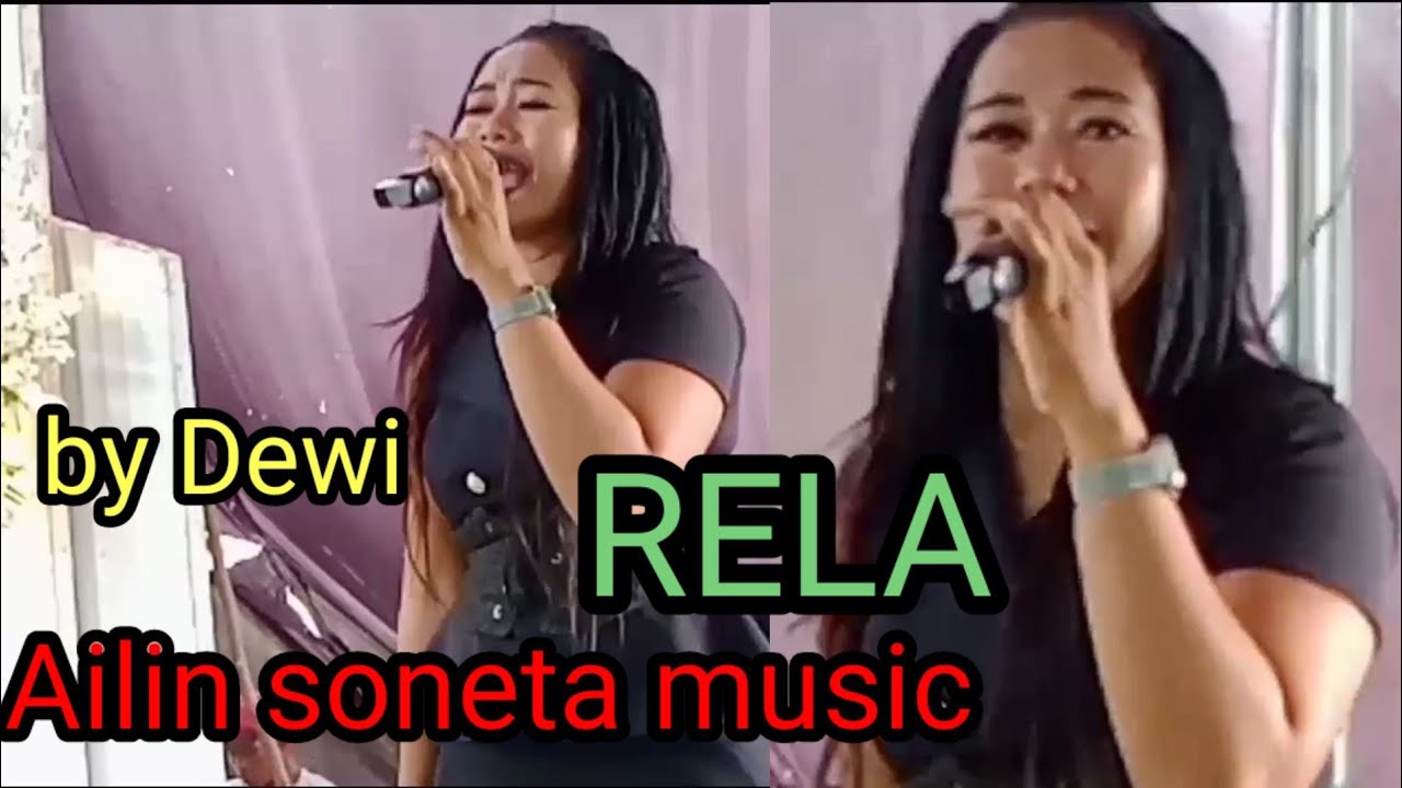 🔗WOW...suaranya bikin merinding😀,RELA...cover neng Dewi..ailin soneta ...