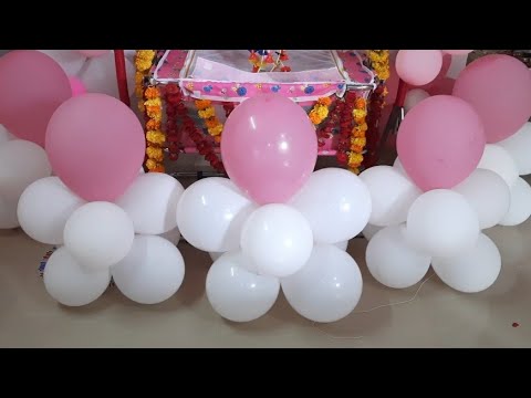 How to Make a Balloon Table Center Piece | Easy Balloon Decoration for ...