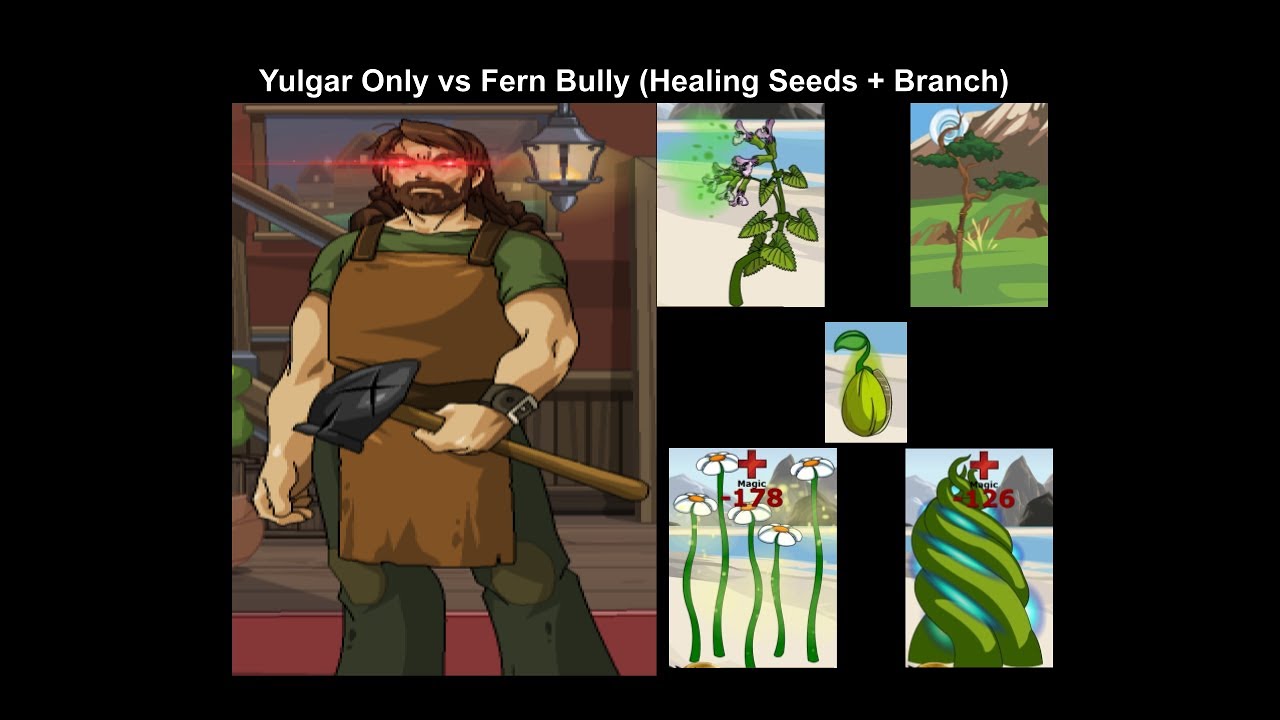 Yulgar Only vs Fern Bully (Healing Seeds + Healing Branch Quest) - YouTube