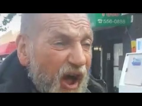 Lost footage of legendary homeless man - YouTube