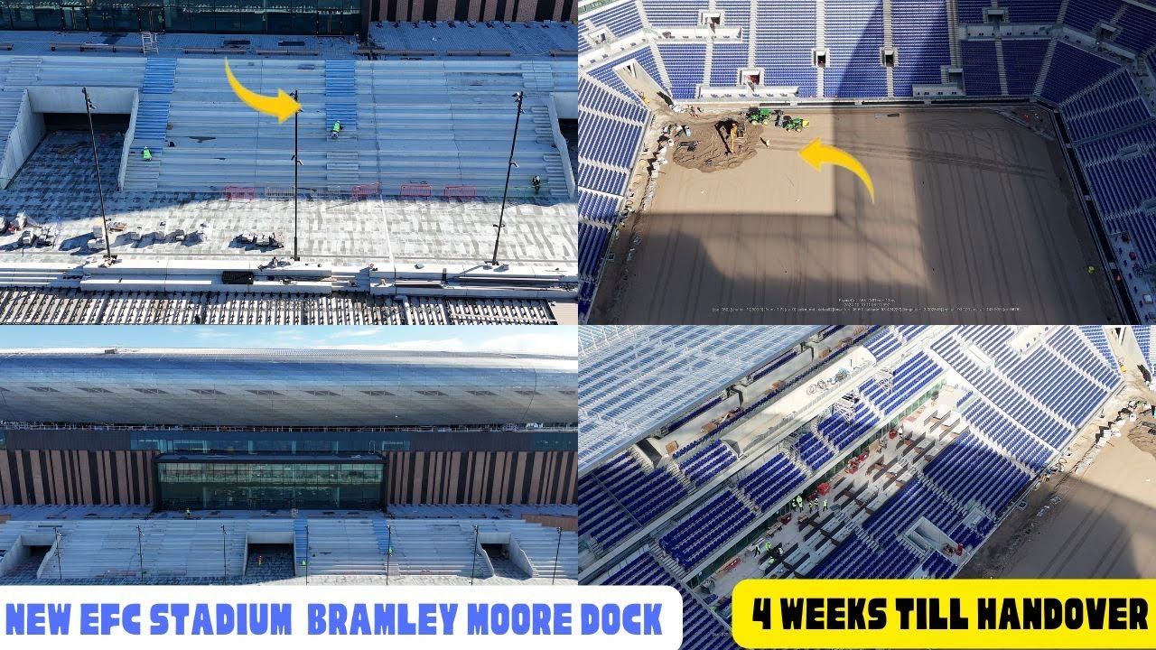 NEW EFC Stadium Bramley Moore Dock-4 Weeks Till Handover To Everton ...