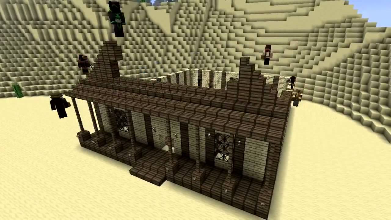 Minecraft Builds Of The Past #10 | Old Western Town | HD - YouTube