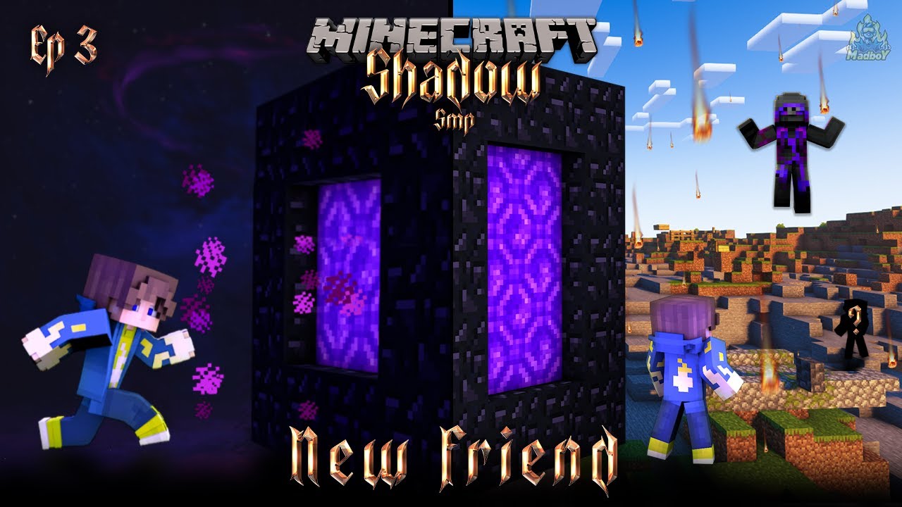 NEW FRIEND | SHADOW SMP | #3 | Minecraft in Telugu | Maddy Telugu Gamer - YouTube