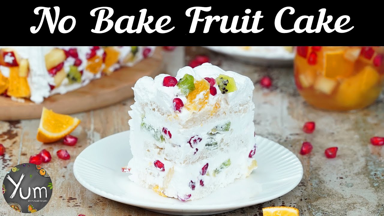 No Bake Fruit Cake - YouTube