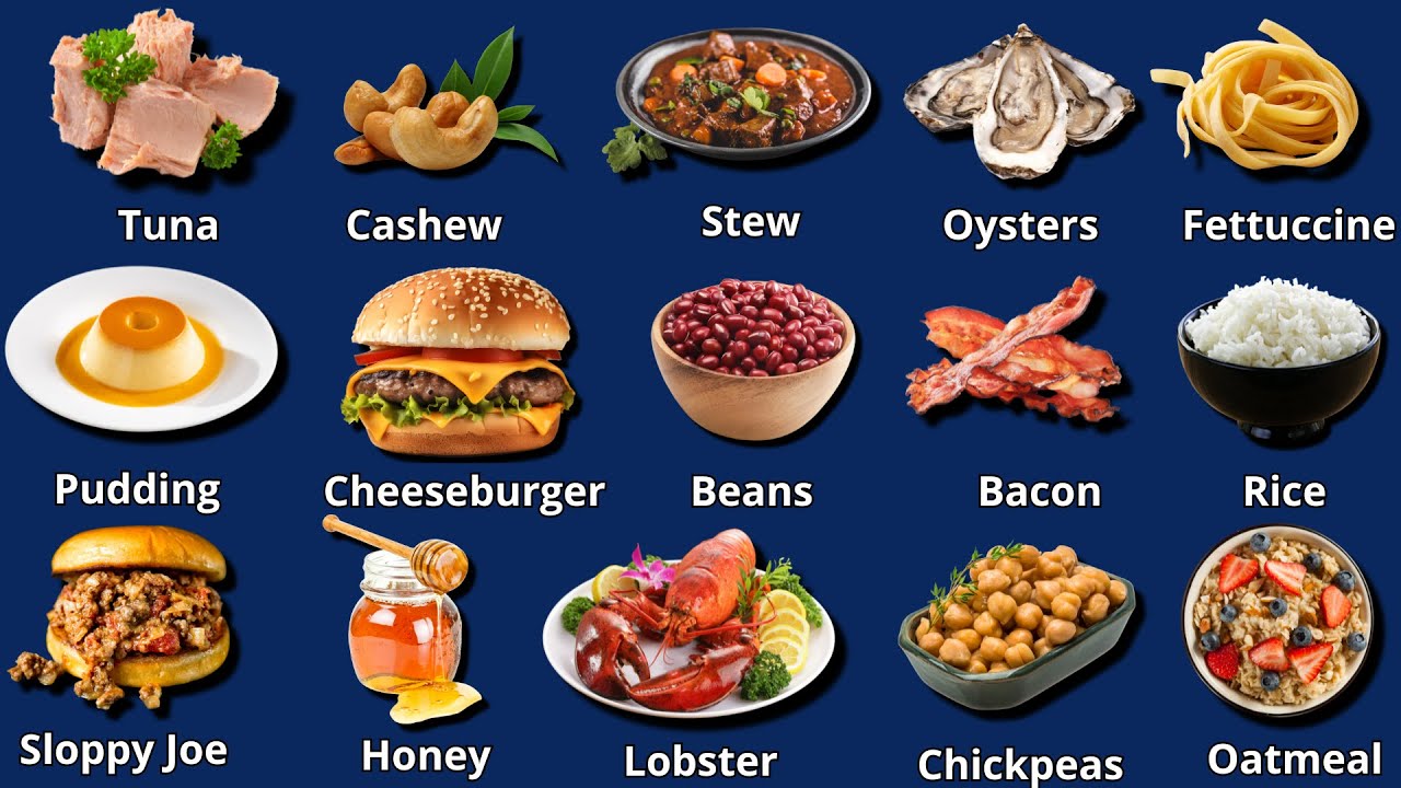 100 Essential Foods & Dishes in English: Boost Your Vocabulary and ...