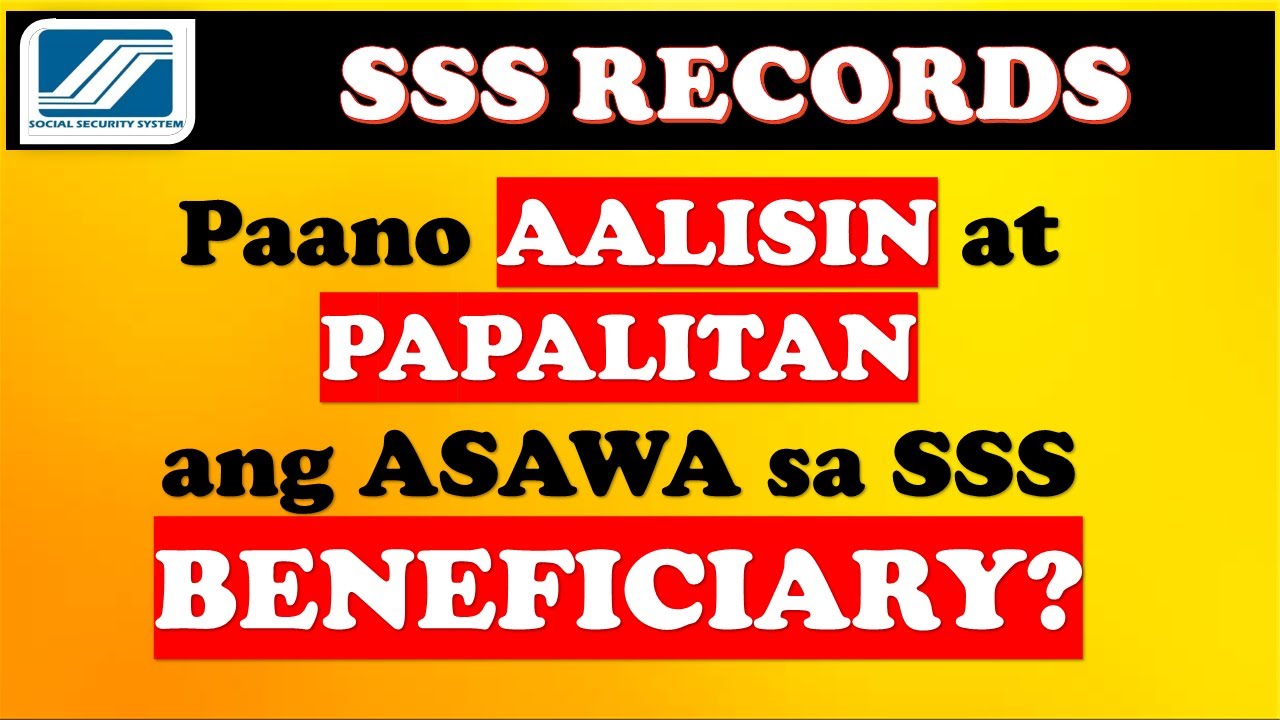 🔴 HOW TO CHANGE YOUR SSS BENEFICIARY - YouTube