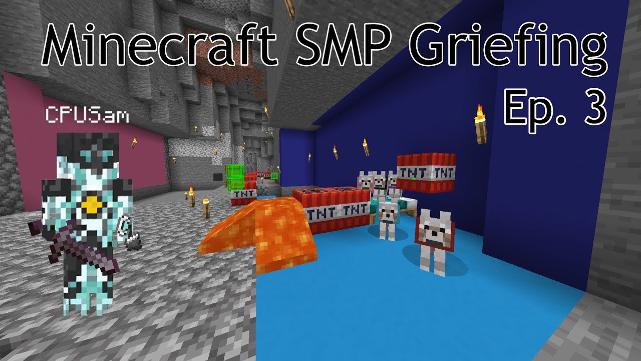 Minecraft Griefing in 2021 - Vanilla SMP Griefing Ep. 3 - YouTube