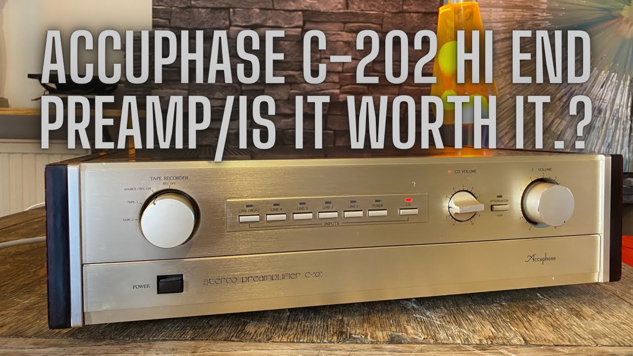 Accuphase c-202 high end pre amp designed for CD ,what does it deliver ...