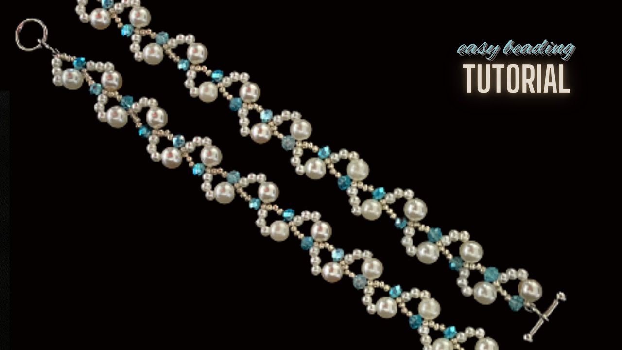 beading tutorial. beaded bracelet pattern. bracelet making - YouTube
