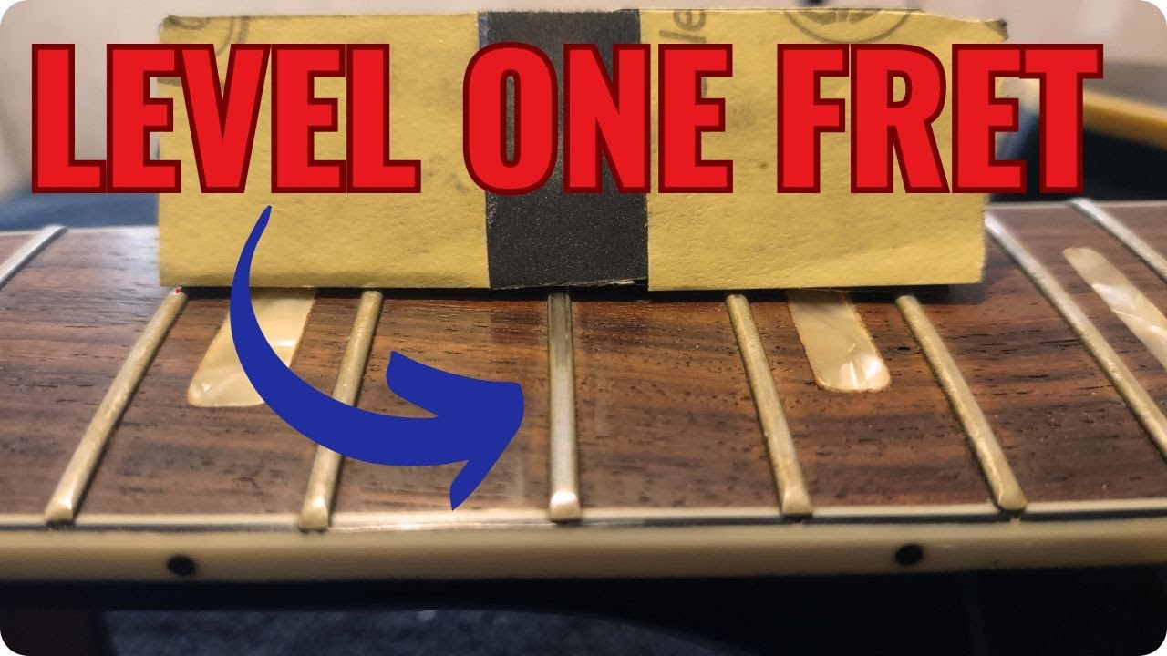 Fix fret buzz without a sanding beam or expensive file: DIY Fret Kisser ...