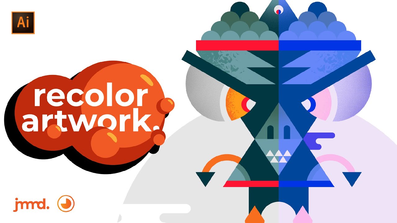 Recolor Artwork Adobe Illustrator 2020 | QuickJam - YouTube
