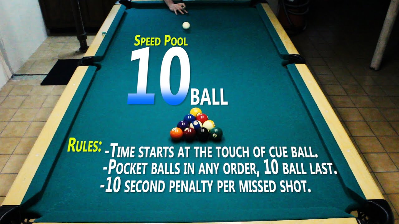 Bang Time Pool's 10 Ball Speed Pool Challenge - YouTube