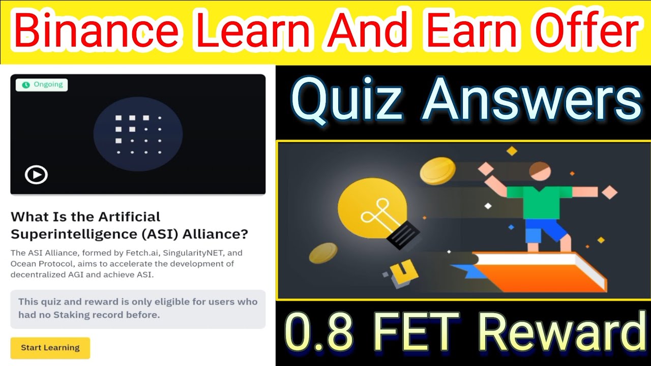 Binance Learn And Earn Quiz Answers | ASI Quiz Answers - YouTube