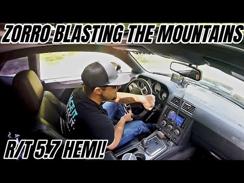 ZORRO Challenger R/T Hits The Mountains With A Corvette! - YouTube