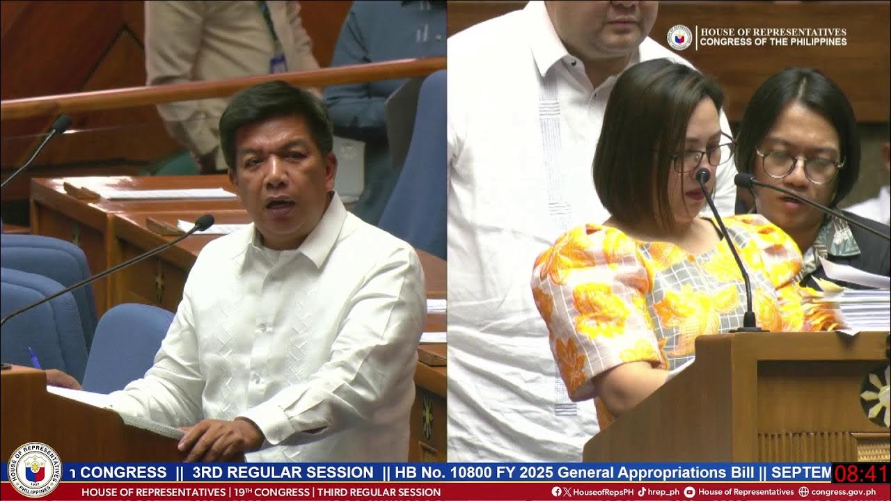 19th Congress 3rd Regular Session #17 - HB No. 10800 FY 2025 General Appropriations Bill Day (1 ...