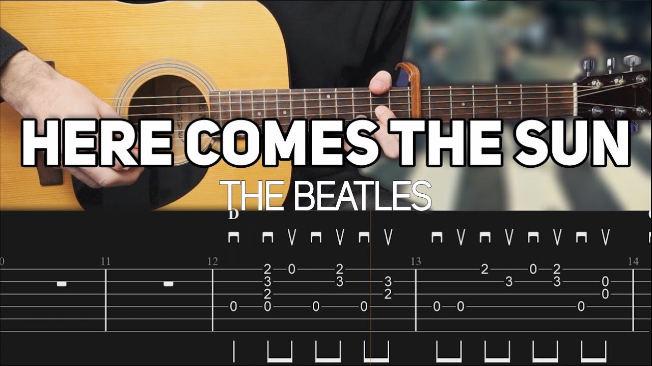 The Beatles Here Comes The Sun Tabs Classical Guitar TABS/SHEETMUSIC