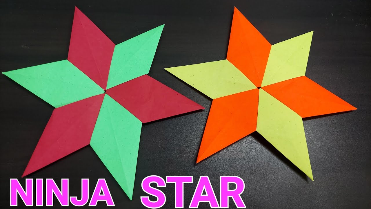 HOW TO MAKE EASY ORIGAMI NINJA STAR - YouTube