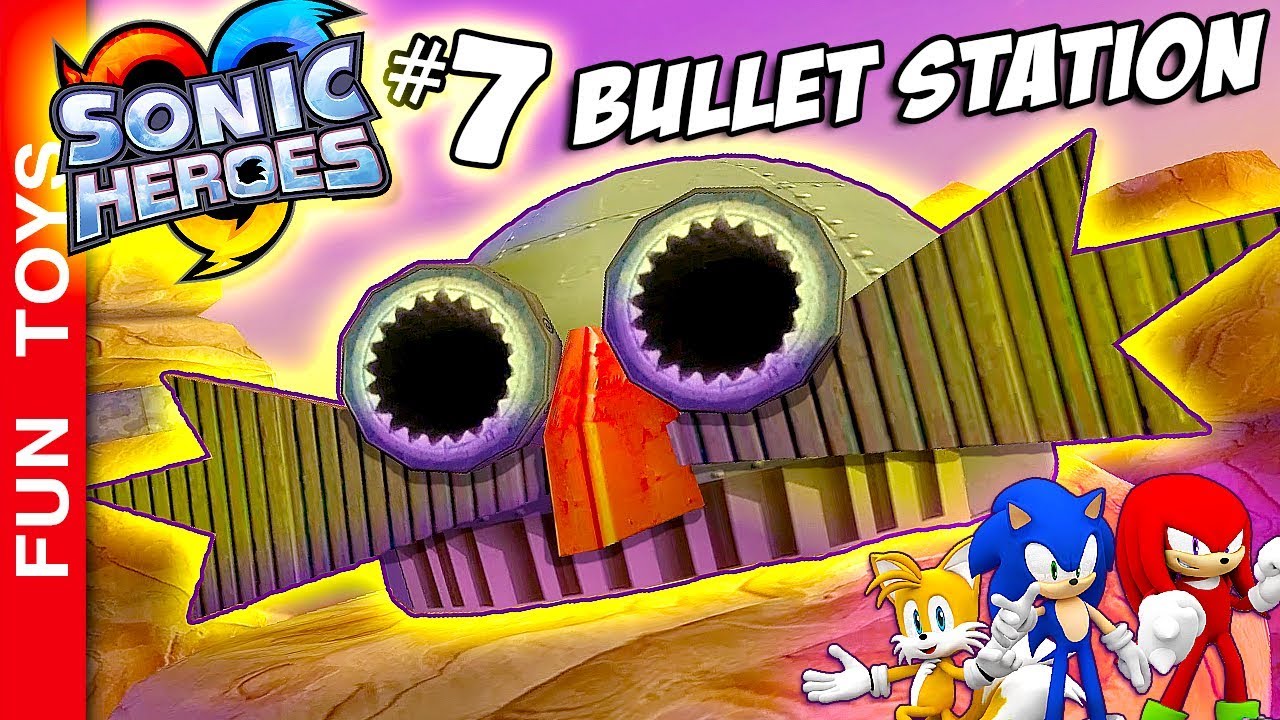 SONIC HEROES #07 🔵 FIQUEI POR UMA VIDA! E quase perdi tudo nesta fase ...