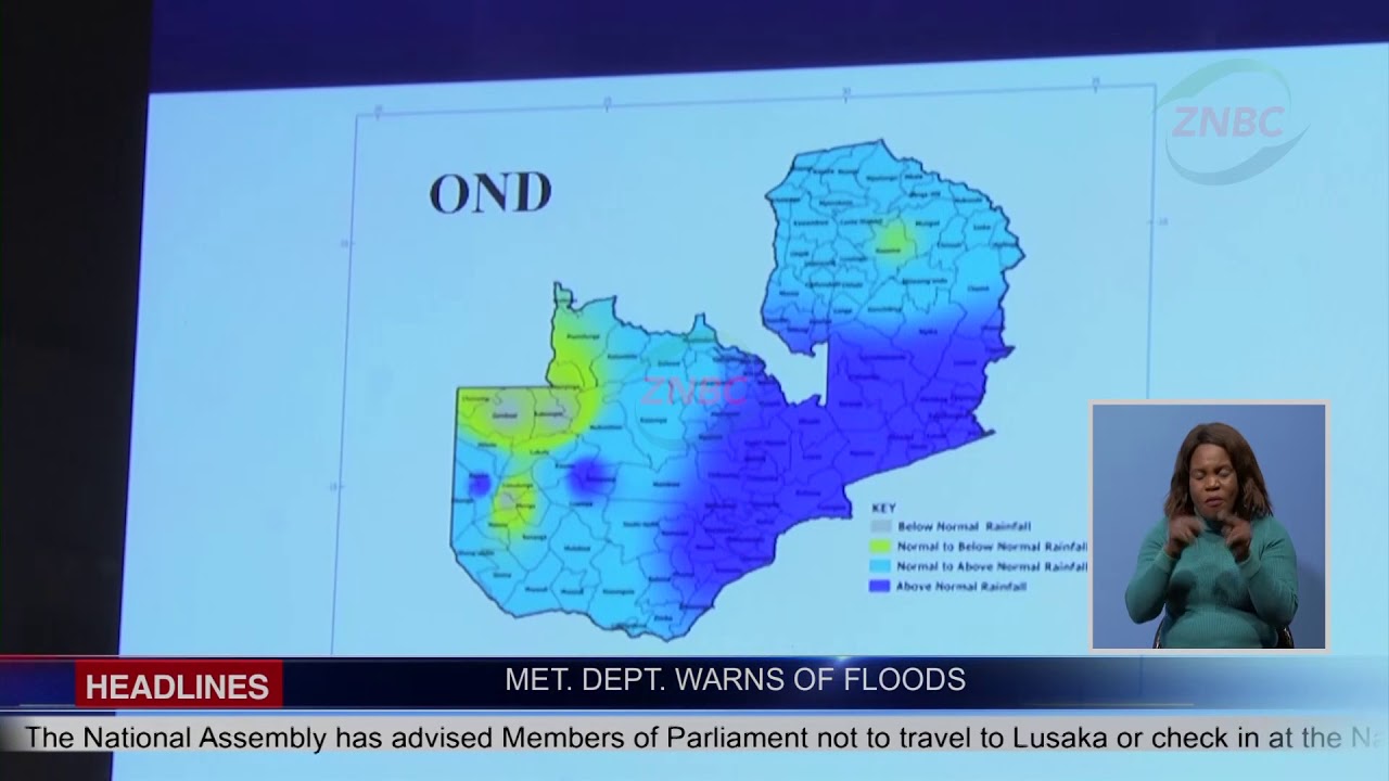 ZAMBIA TO EXPERIENCE FLOODS - YouTube