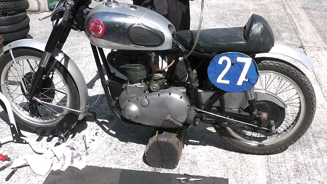 bsa gold star racer 001 - YouTube