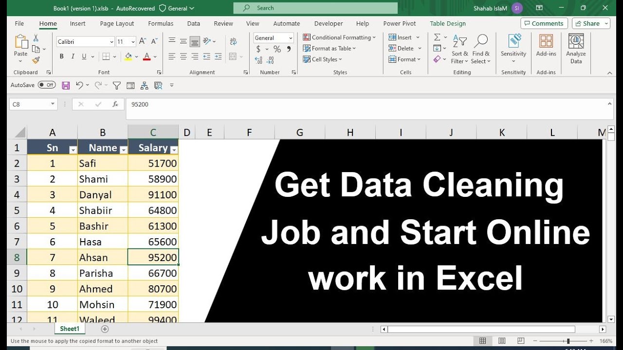 Data Cleaning Techniques for Excel Spreadsheets: A Comprehensive Guide - YouTube