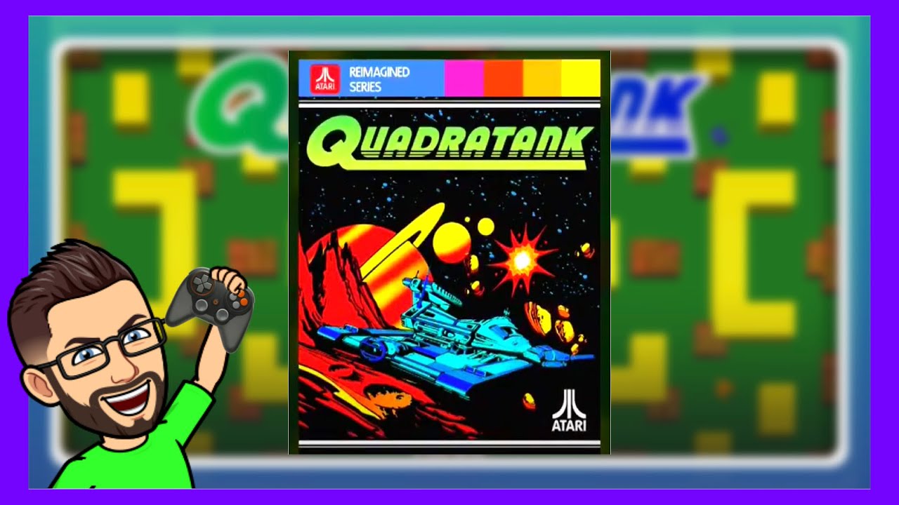 Quadratank gameplay from Atari 50 Celebration on Xbox Series S - YouTube