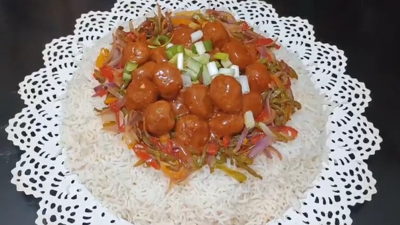 New Fusion Singaporean Rice with Chicken Kofta"Must Try || Chicken ...