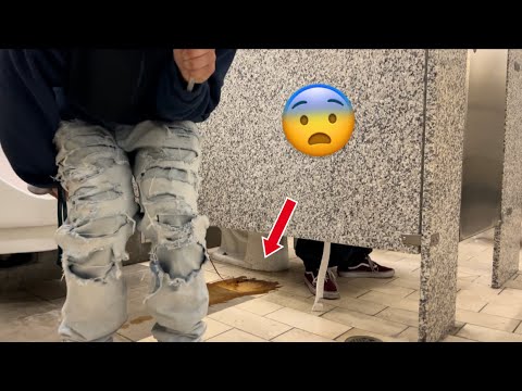 Fake Poop Prank In Public Bathrooms! (Crazy Reactions) - YouTube