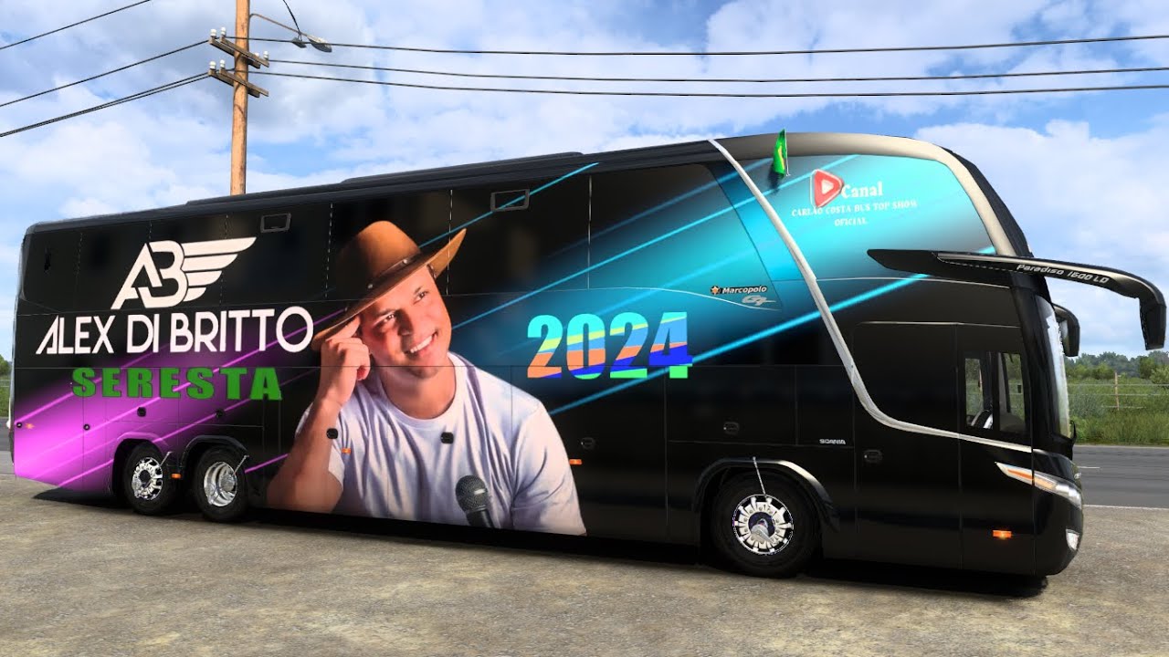 ALEX DI BRITTO SERESTA ROMÂNTICA 2024 NO BUS TOP SHOW - YouTube