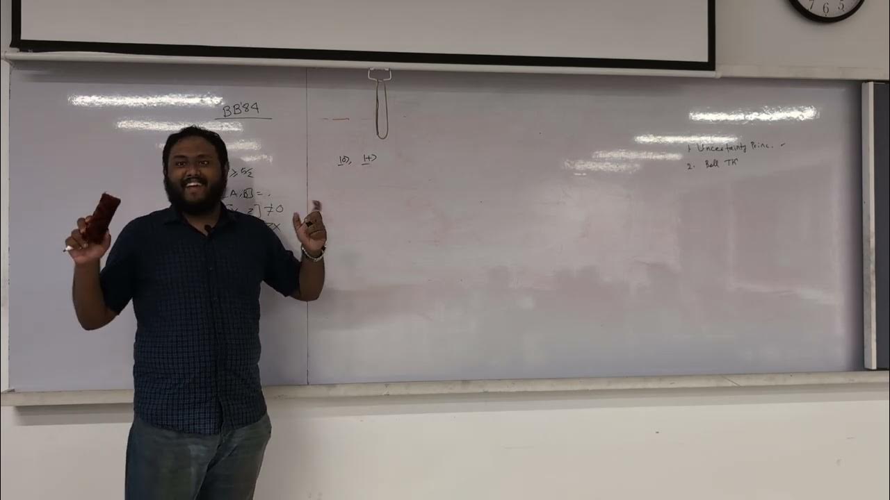 [CSE482] Quantum Computing 2 | Lecture 14: Quantum Key Distribution | Summer '24 - YouTube