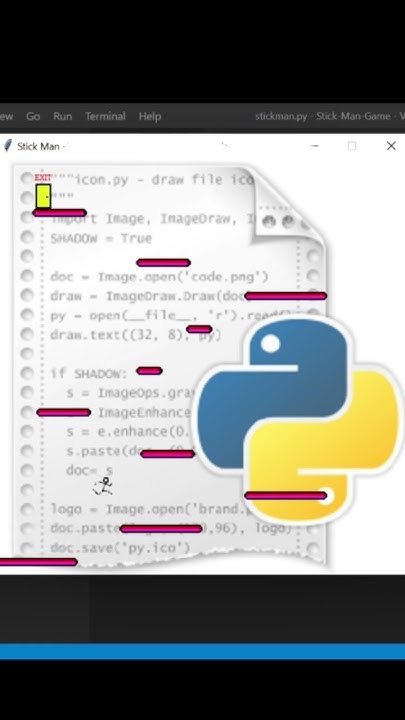 Stick man game using Python pygame #shorts #shortsvideo #shortsfeed #jeydurgasshre #coderjey ...