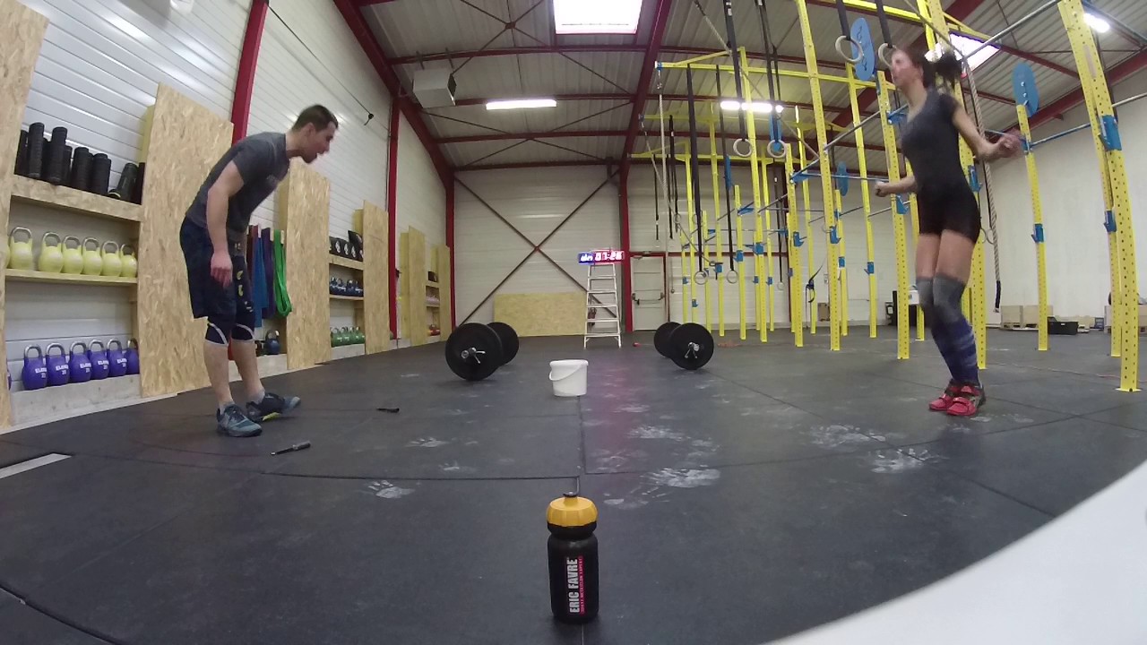 Erin SIMS Alex GILBIN WOD3 Bomber Showdown 2017 CrossFit Electron ...