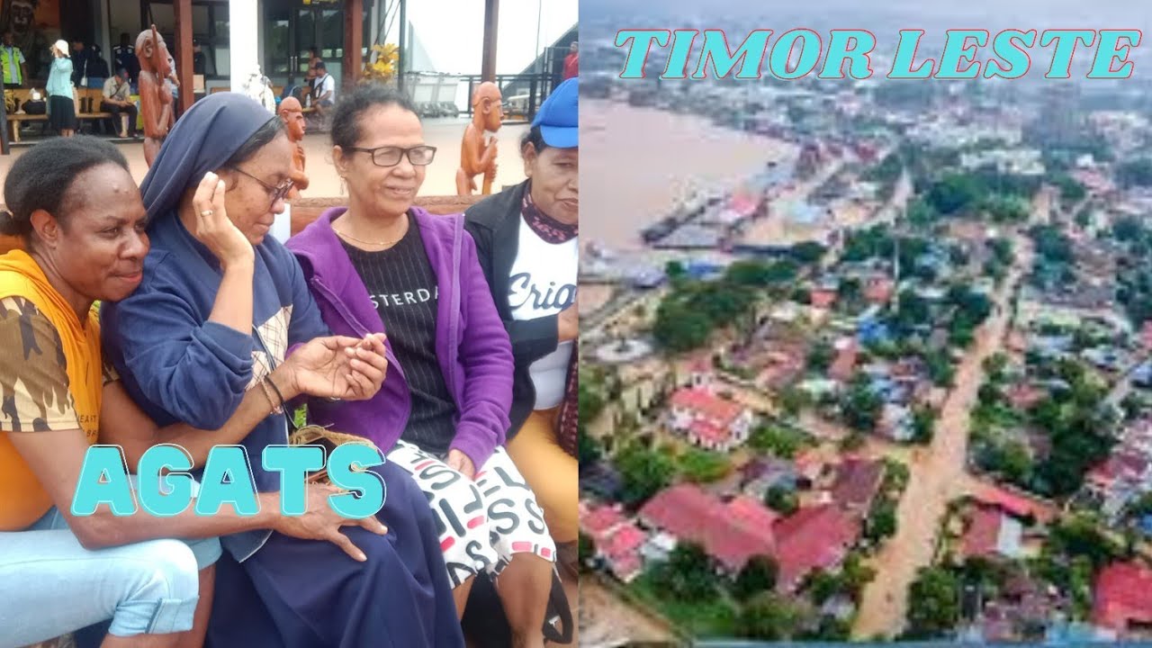 Mengantar suster Anita Seran,OSU ke Bandara Ewer - YouTube