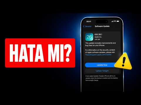iOS Güncellemesini İlk Gün Yüklemek Hata mı?