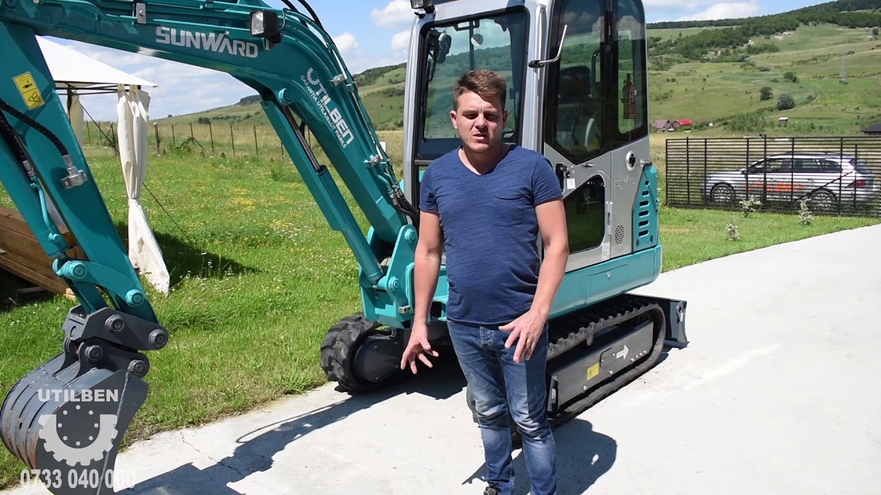 Client multumit de Miniexcavatorul Sunward SWE25B - Achizitionat prin ...