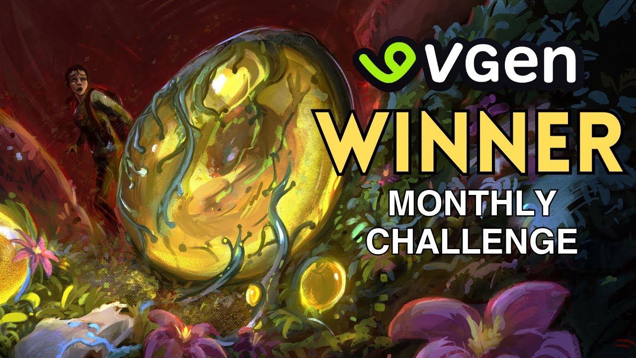 VGEN APRIL CHALLENGE - timelapse - YouTube