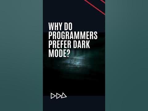 Why do programmers prefer dark mode #programming #shorts #funny - YouTube