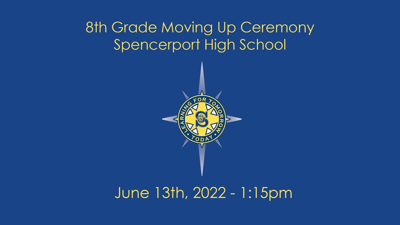 8th Grade Moving Up Ceremony - YouTube