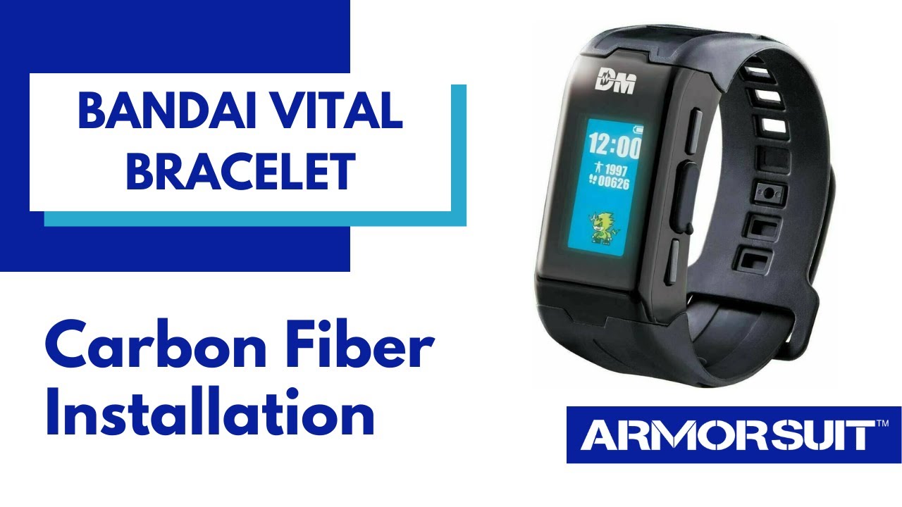 Bandai Vital Bracelet Digital Monster Screen Protector Installation Video Instruction by ...