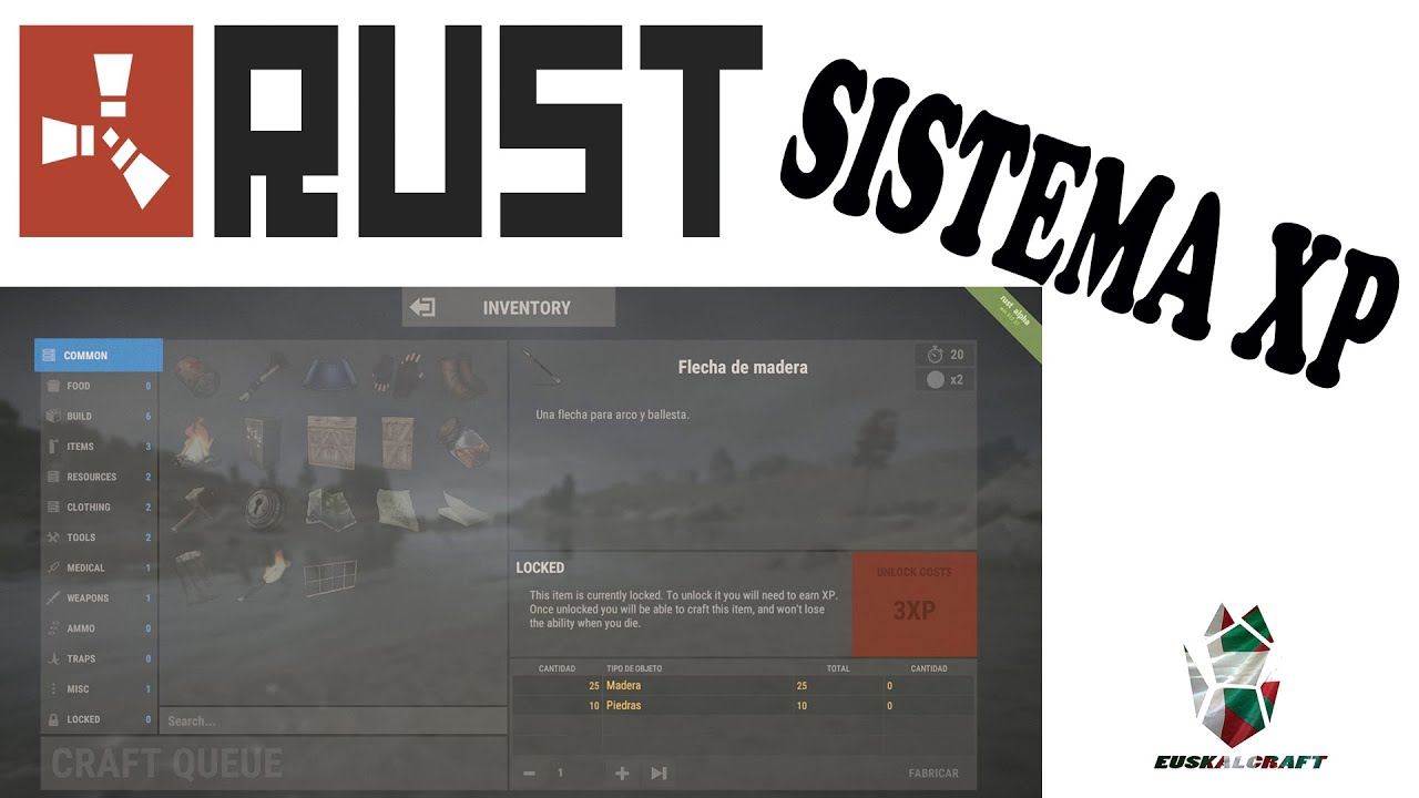 RUST El próximo sistema de Experiencia (XP Prerelease) - YouTube