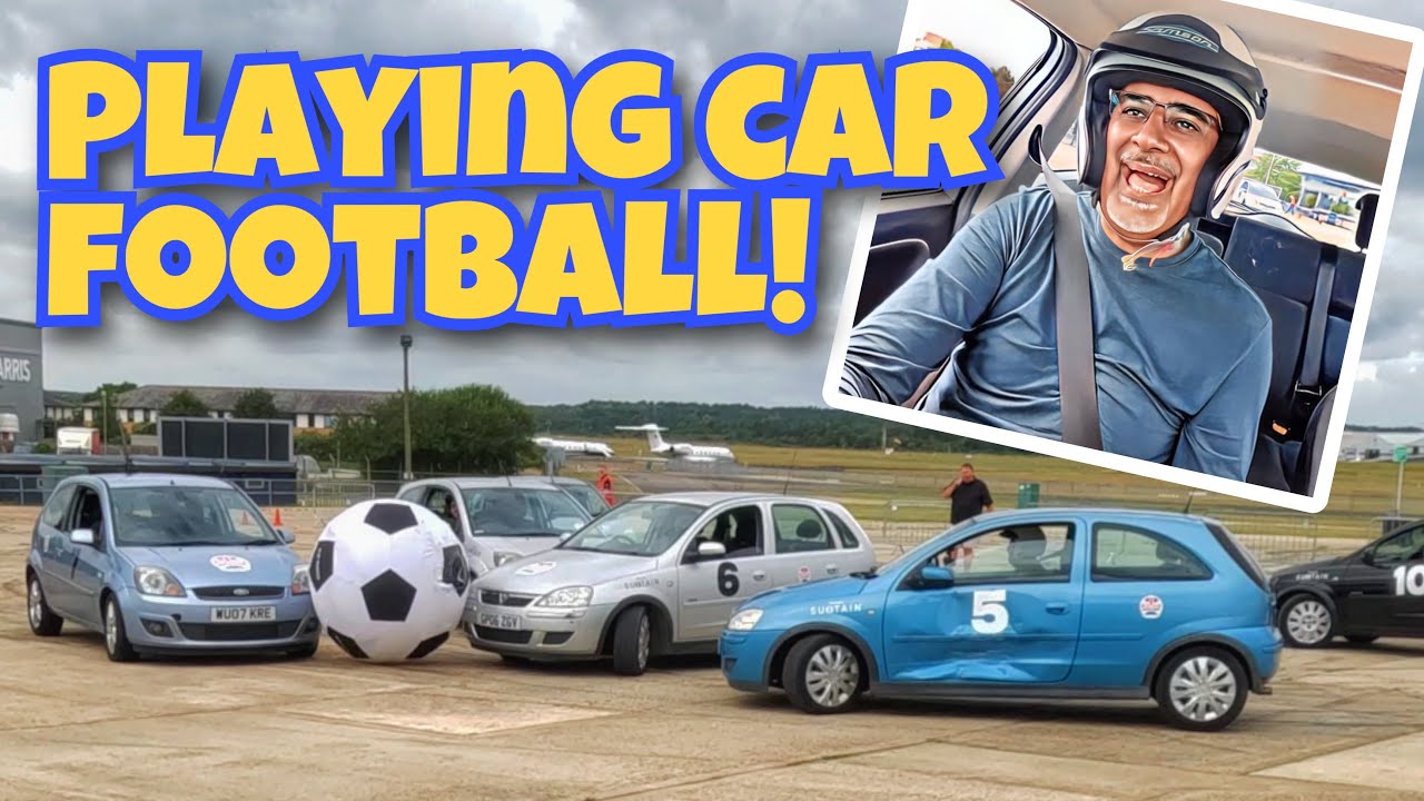 I Play Car Football with Celebs! [British Motor Show] - YouTube