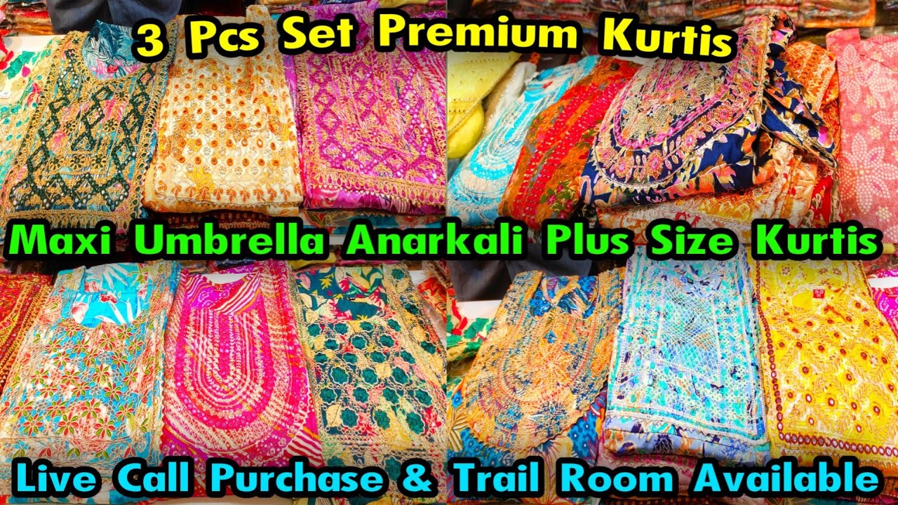 Sowcarpet Shopping Combo Kurtis👌👌 3 pcs Sets Kurtis Super Combo Sale ...