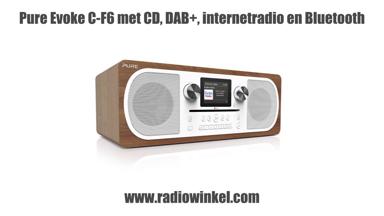 Pure Evoke C-F6 stereo all-in-one muzieksysteem met CD, DAB+ ...