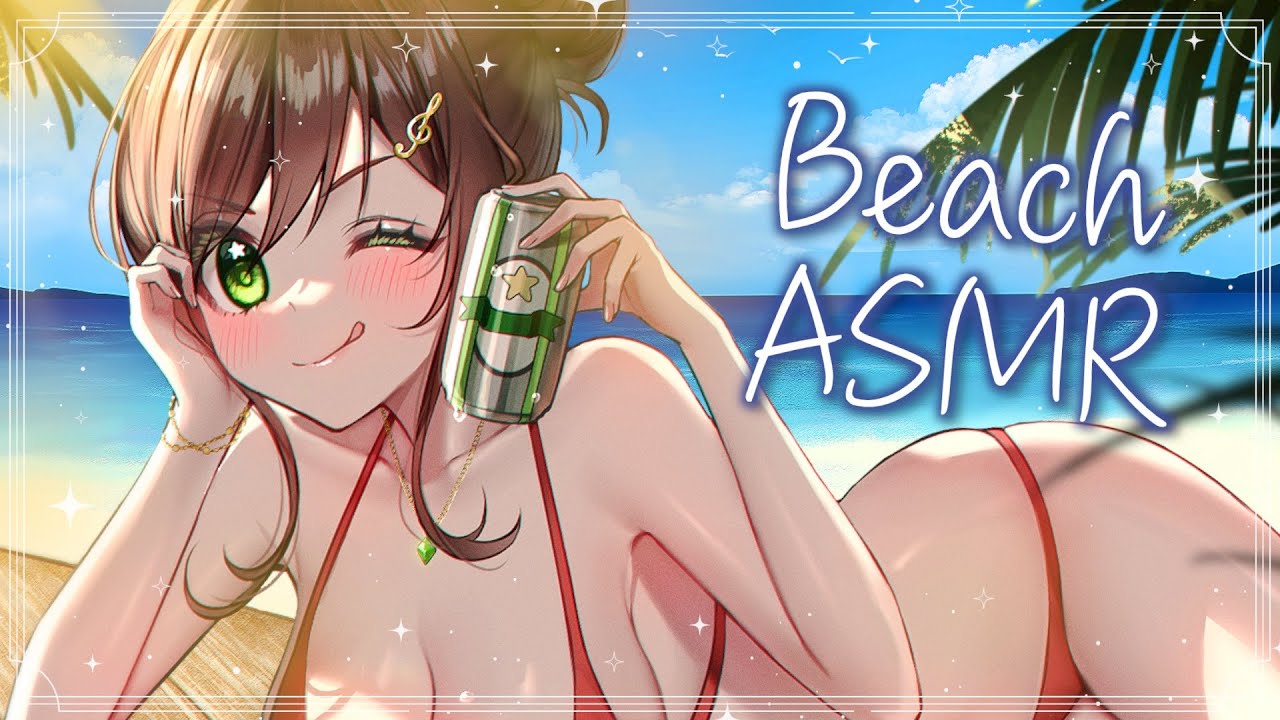 Summer ASMR 🏖️ Beach date together! - YouTube