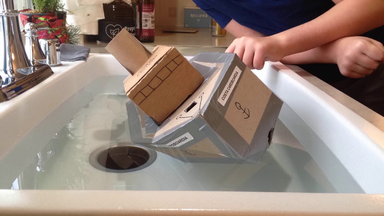 Timelapse of the Sinking of the Costa Cardboardia - YouTube