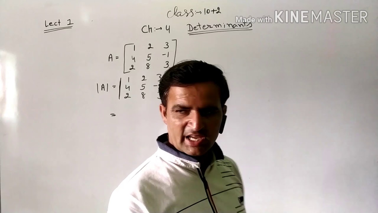 Class 12 th math ch 4 ( determination) part 1 - YouTube