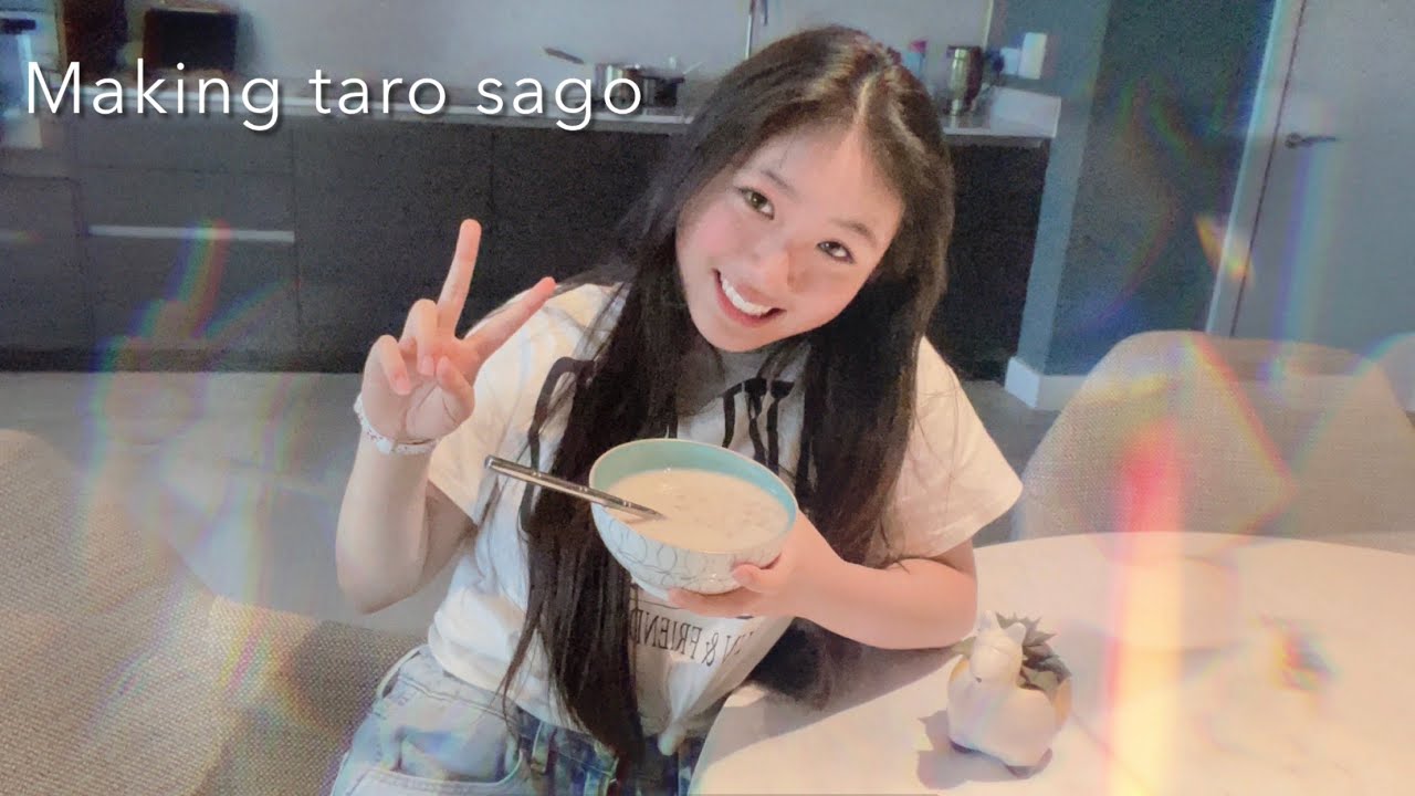 Making Taro Sago - YouTube