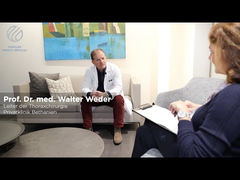 Treffen mit Prof. Weder, Leiter der Thoraxchirurgie, Privatklinik ...